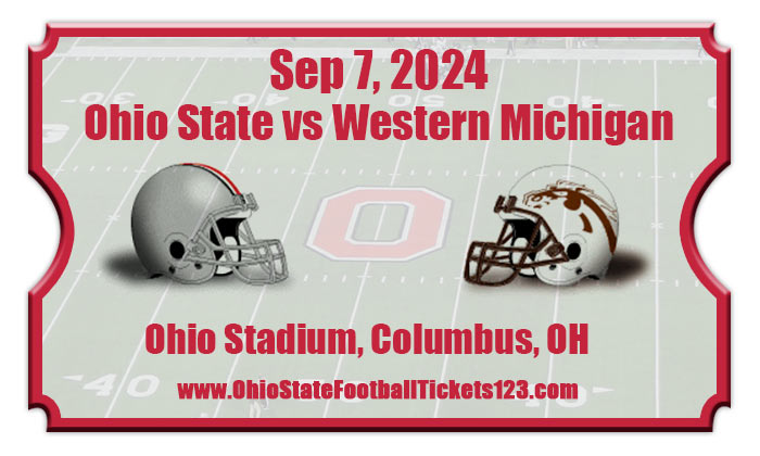 Ohio State Buckeyes vs Western Michigan Broncos Football Tickets | 09/07/24